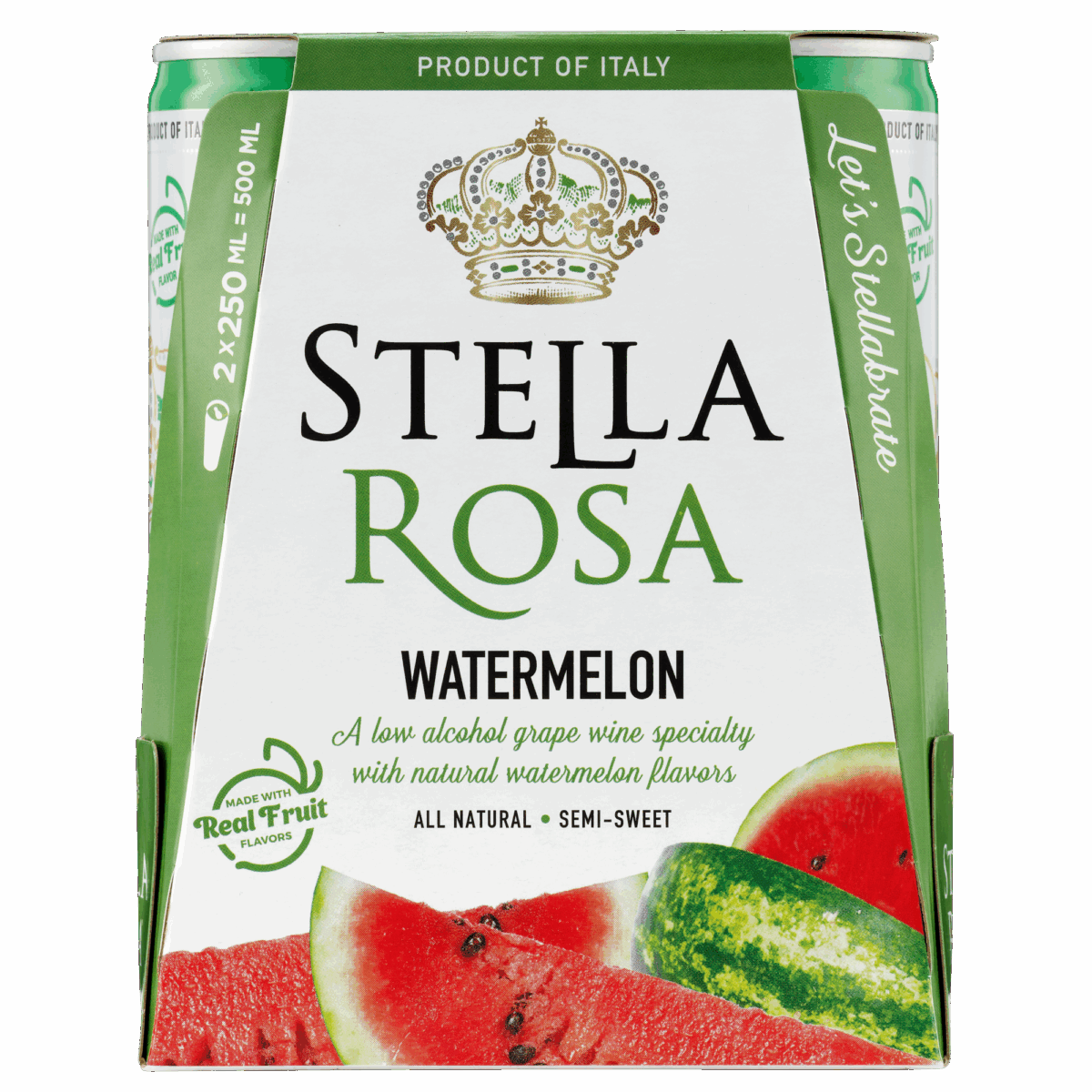 Stella Rosa Watermelon Semi-Sweet Rose Wine 2Pk/250 ml - Stella Rosa