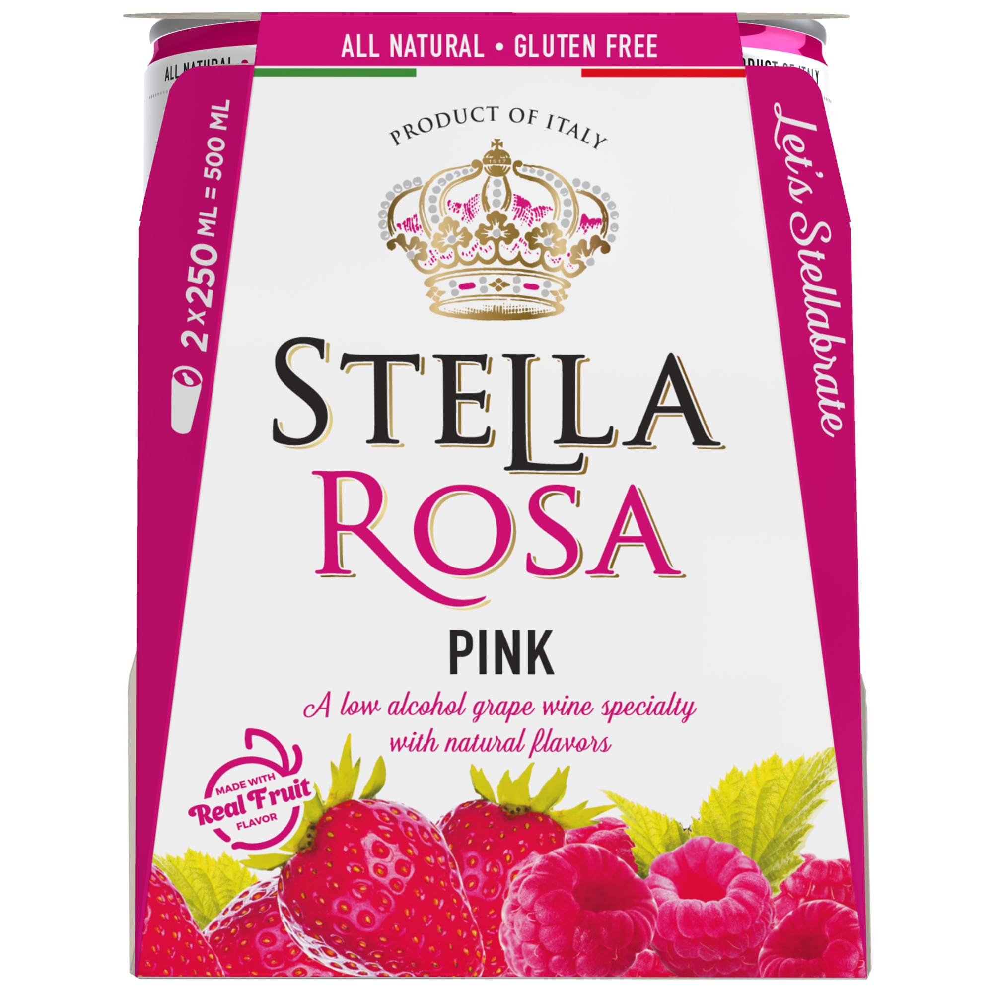 Stella Rosa Pink Semi-Sweet Rose Wine 2Pk/250 ml - Stella Rosa