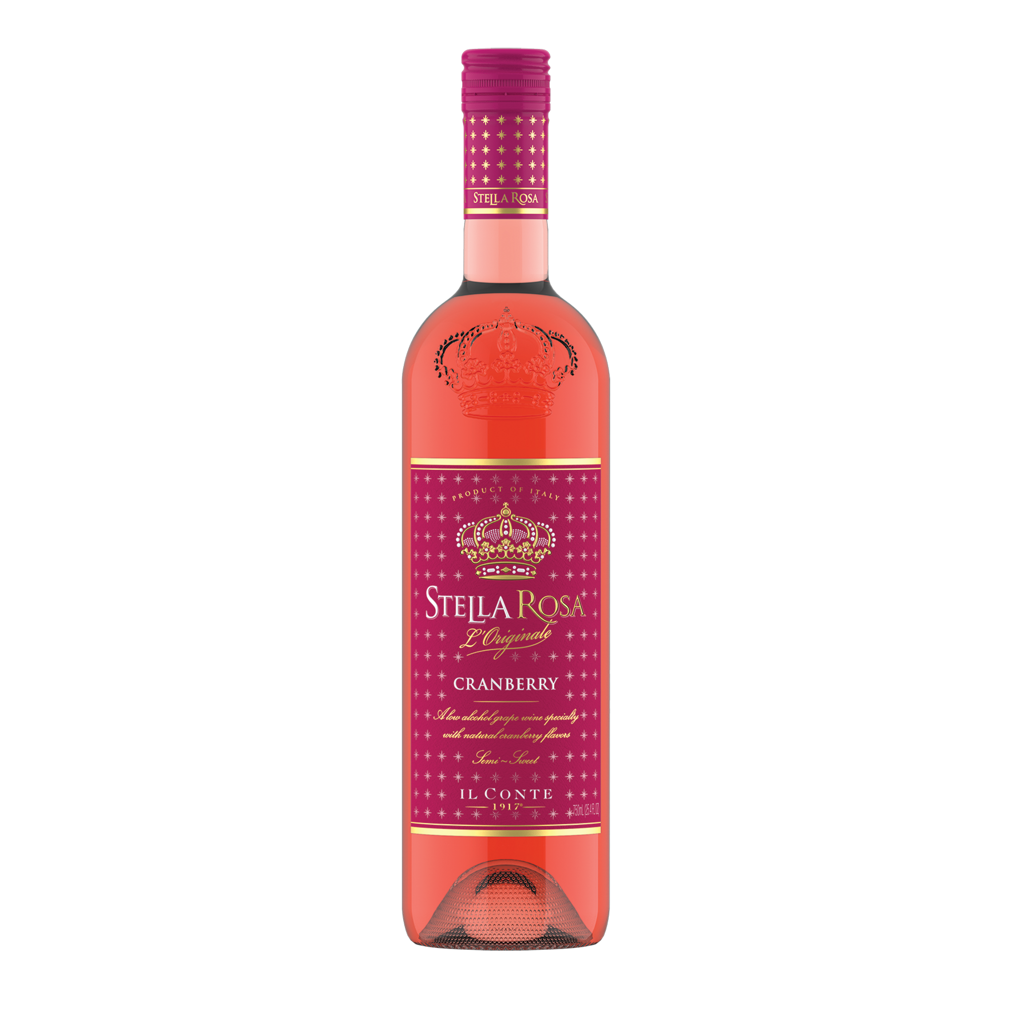 Stella Rosa Cranberry Semi-Sweet Red Wine 750 ml - Stella Rosa
