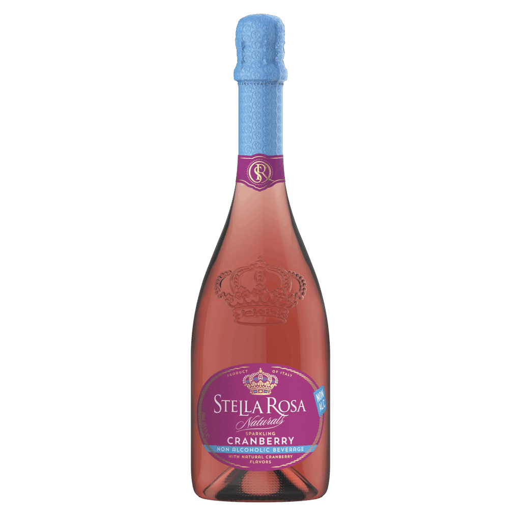 Stella Rosa Naturals Sparkling Cranberry Non-Alcoholic Wine 750 ml ...