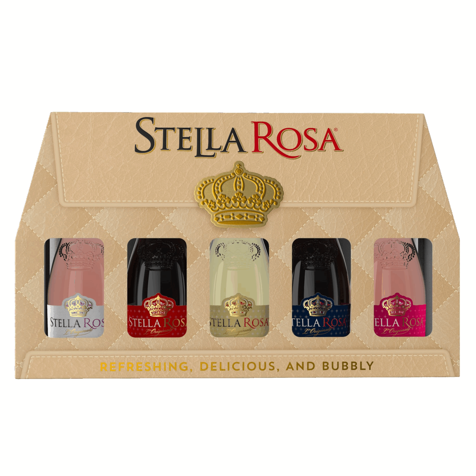 Stella Rosa Handbag Semi-Sweet Wine Assortment Gift Pack VAP 2025, 5Pk ...