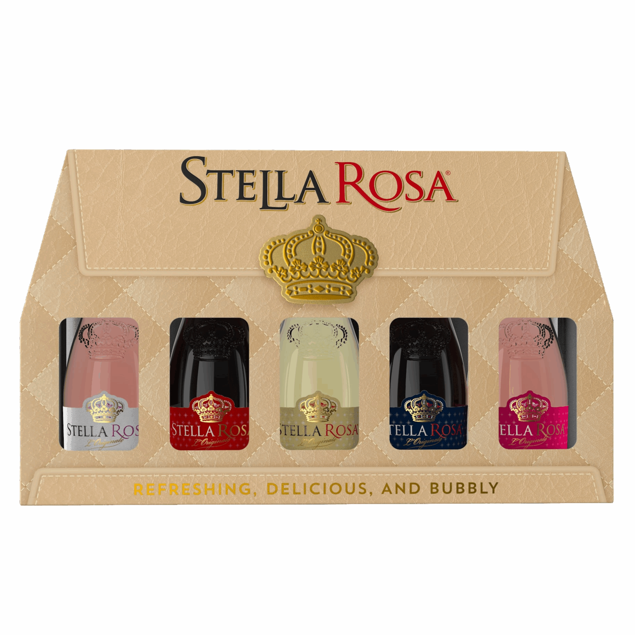 Stella Rosa Handbag Semi-Sweet Wine Assortment Gift Pack VAP 2025, 5Pk ...